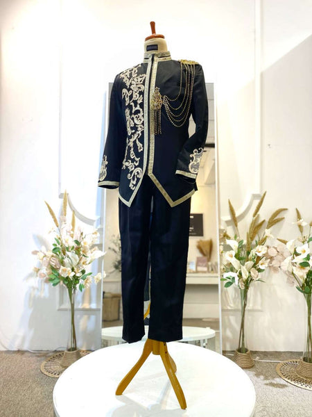 Black Light Brown Lace Prince Suit 1 - Baju Pengantin Lelaki | PP ...